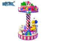 China Baby World Carousel Amusement Park Coin Operated Kids Mini Carousel 3 Person for sale