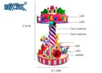 China Indoor Fairground Merry Go Round Amusement Park Baby World Carousel 3 People for sale