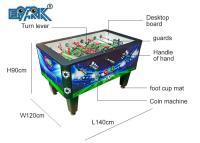 China Hot Fantasy Football Soccer Table Coin Operated Two Player Competition for sale