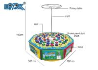 China Stall Fishing Amusement Game Machines Kids Toy Store Carnival Games Fishing Simulator for sale