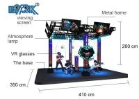 China VR Large Space Walking VR Immersive Game Multiplayer 9D VR  Simulator for sale