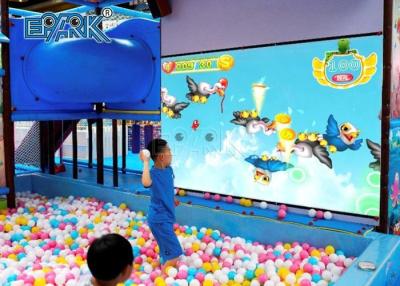 China Interactive Happy Croquet Game Machine 35 Interactive Smashing Balls Dual Projection for sale
