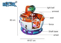 China Coin Operated Revolving Cup MP5 Carousel Kiddie Ride Rotation Ride Game Machine for sale