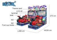China Super Motor Arcade Video Racing Motorbike Game Machine Coin Operated for sale