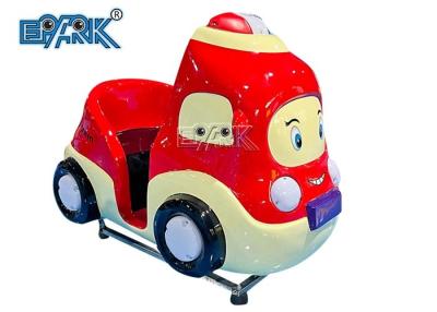 China Little Red Police Car Outdoor Kiddy Ride Machine Hardware And Acrylic Material for sale