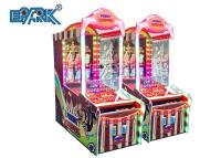 China Coin Operated Ticket Game Machine Funny Carnival Hit The Clowns Toss Ball Redemption for sale