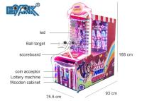 China Coin Operated Ticket Game Machine Funny Carnival Hit The Clowns Toss Ball Redemption for sale