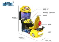China Amusement Arcade Racing Machine Split Second Coin Operated Simulator Game Console for sale