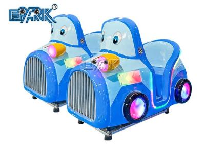 China Kiddie Ride Blue Car Arcade Game Machine Coin Operated 180W for sale