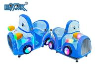 China Kiddie Ride Blue Car Arcade Game Machine Coin Operated 180W for sale