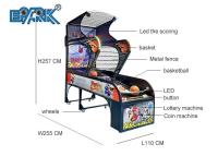 China Hardware Luxury Basketball Machine Adult Indoor Coin Operated Basketball  Game for sale