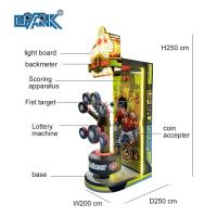 China Amusement Punch Boxing Game Machine Electronic Kung Fu Boxer Coin Operated for sale