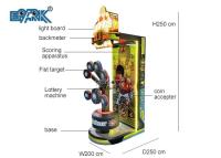 China Kung Fu Boxer Spuer Boxer Sports  Coin Operated Punch Boxing Arcade Amusement Game for sale