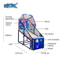China Arcade Game Coin-Operated Crazy NBA Basketball Machine Arcade Amusement Park Game for sale