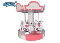 China Amusement Park Ride Angel Carousel White Color Merry Go Round Kids Carousel Ride for sale