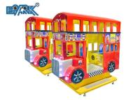 China Supermarket London Bus Mp4  Plastic Kiddie Ride Video Car For 3 Players for sale