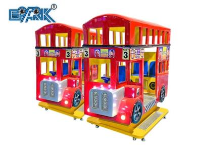 China Supermarket London Bus Mp4  Plastic Kiddie Ride Video Car For 3 Players for sale