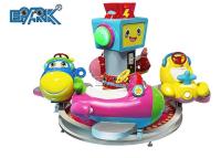 China Fun Flight Kiddy Ride Machine Coin Operated Mini Carousel 4 Person Swing Ride for sale
