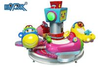 China Fun Flight Kiddy Ride Machine Coin Operated Mini Carousel 4 Person Swing Ride for sale