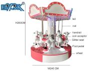 China 500W Amusement Park Rides Coin Operated Angel 6 Players Carousel Horse for sale