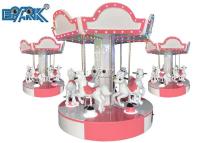 China 500W Amusement Park Rides Coin Operated Angel 6 Players Carousel Horse for sale