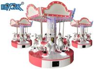 China 500W Amusement Park Rides Coin Operated Angel 6 Players Carousel Horse for sale