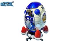 China Coin Operated MP5 Rocket Kiddie Ride Rocket Shape Video Game Swing Car Ride for sale