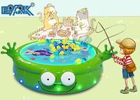 China Entertainment Game Machine Magnetic Frog Fishing Indoor Children'S Play Equipment for sale