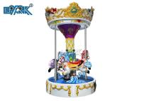 China Indoor playground Carousel 3 seats kiddie carousel With Safety Features for sale