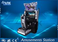 China 3D LCD Screen Racing Game Machine Coin Operated Dynamic Steering Wheel for sale