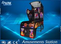 China Luxury Appearance Arcade Basketball Game Machine Fiberglass Material 60W for sale