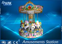 China Fiberglass Kiddy Ride Horse Carousel Ride Outdoor Playgroud Amusement Park Equipment for sale