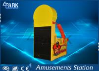 China Kids Arcade Punching Machine / Punching Game Machine Steel Wooden Material for sale