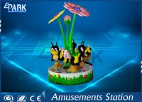 China Attractive Appearance Kiddy Ride Machine Coin Operated Carousel 3 Seats Little Bee Shape for sale