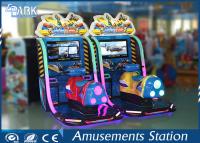 China HD Display Boat Racing Games / Arcade Racing Simulator Leather Vibration Seats for sale