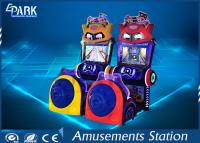 China Indoor Driving Arcade Cabinet / Game Machine For Kids 3 Lives Cartoon Style for sale