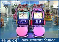 China Electronic Simulator Arcade Kids Car Racing Game Machine With Stereo System for sale