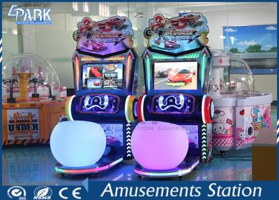 China Electronic Simulator Arcade Kids Car Racing Game Machine With Stereo System for sale