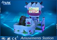 China Lovely Cow Design Kids Coin Operated Game Machine 3 Theme Scence for sale