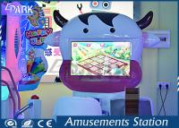 China Lovely Cow Design Kids Coin Operated Game Machine 3 Theme Scence for sale