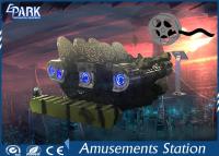China 6 Player Virtual Reality Machine , 9d Vr Simulator With Attractive Tank Appearance for sale