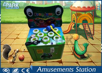 China Innovative Design Frog Jump Hammer Arcade Machine For Kids 80*66*148 CM for sale