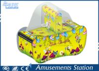 China Kids Play Bee Battle Lottery Ball Arcade Racing Game Machine Yellow for sale