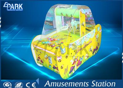 China Kids Play Bee Battle Lottery Ball Arcade Racing Game Machine Yellow for sale