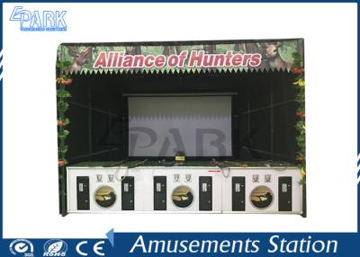 China Amusement Park Coin Operated Alliance  Arcade Machines With 6 Sets Guns for sale