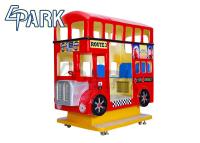 China Amusement Park Equipment 3 Seat London Bus Kiddy Ride Game Machine for sale