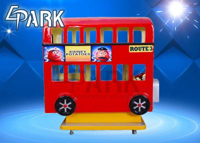 China Amusement Park Equipment 3 Seat London Bus Kiddy Ride Game Machine for sale