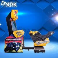 China Amusement Park Center Car Racing Machine / FF Motorbike Arcade game Machine for sale
