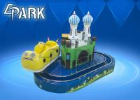 China Fiberglass Round Castle Train Kiddy Ride Machine Coin Operated for sale