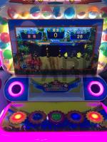 China Lights Button Hitting Simulator Lottery Game Machine , Crazy Crocodile Music Hit Amusement Arcade Machines for sale